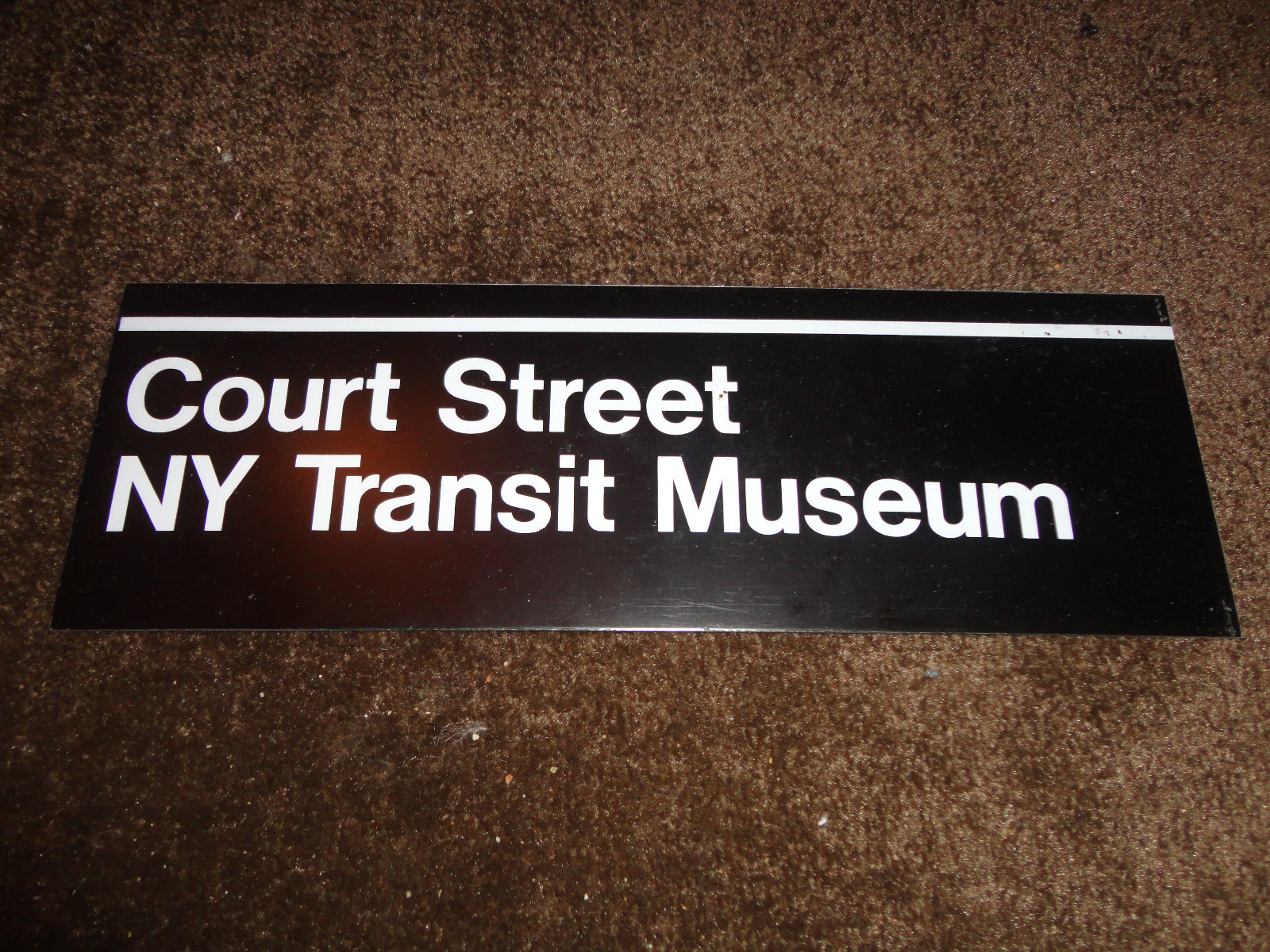 Купить Знаки и таблички MTA NEW YORK CITY Subway sign/court Street NY ...