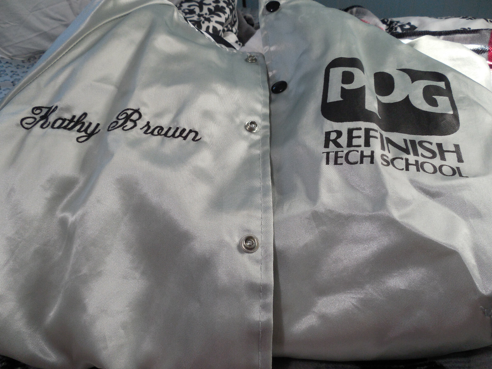 Купить Мужская куртка vintage ppg automotive refinish satin jacket rare ...